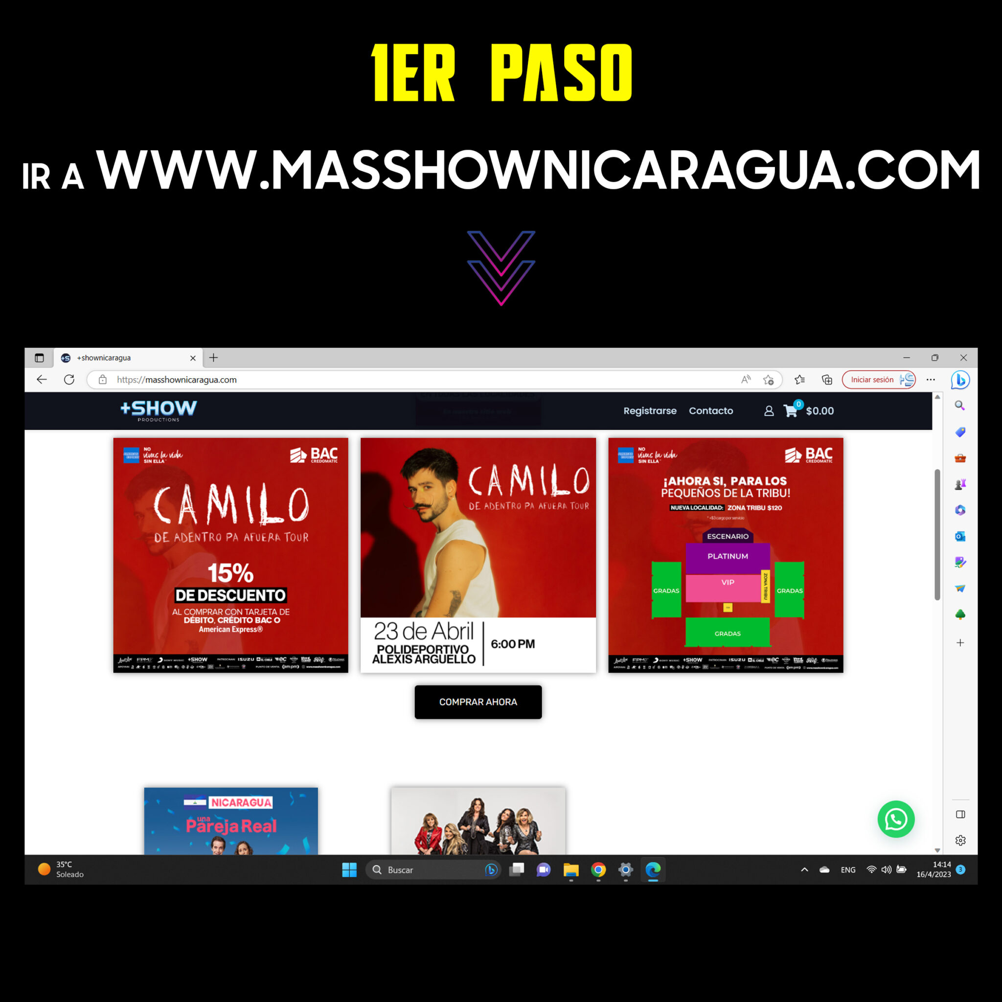 TUTORIAL – +Show Nicaragua