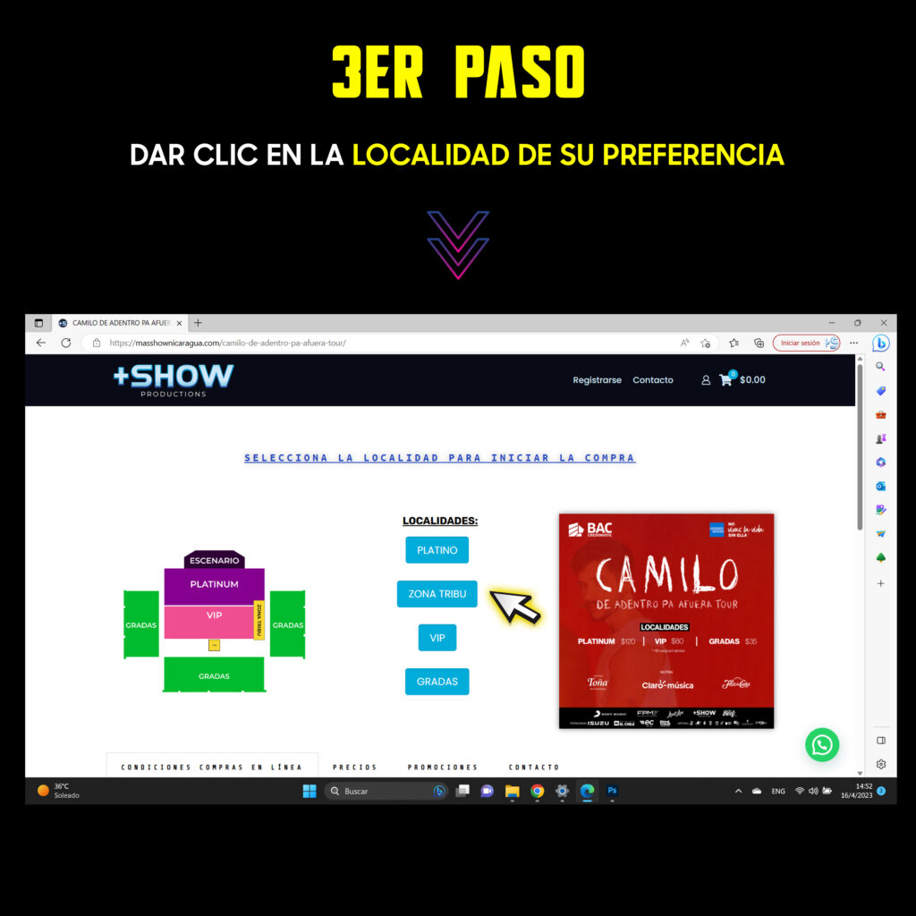 TUTORIAL – +Show Nicaragua